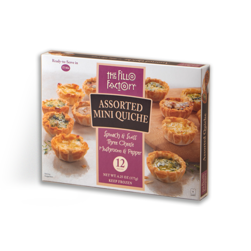 Assorted Mini Quiche | Fillo Factory