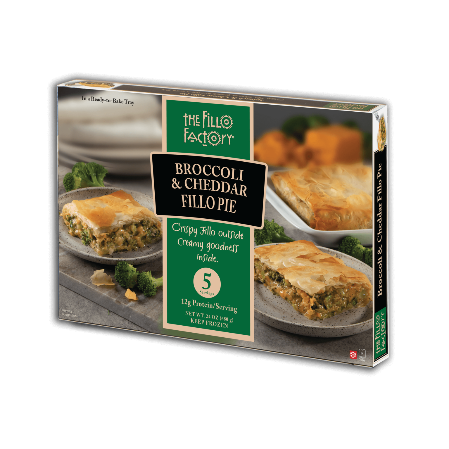 Spinach & Cheese Fillo Triangles | Fillo Factory